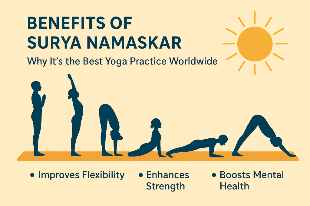Surya Namaskar | Yoga for Weight Loss | Stress Relief